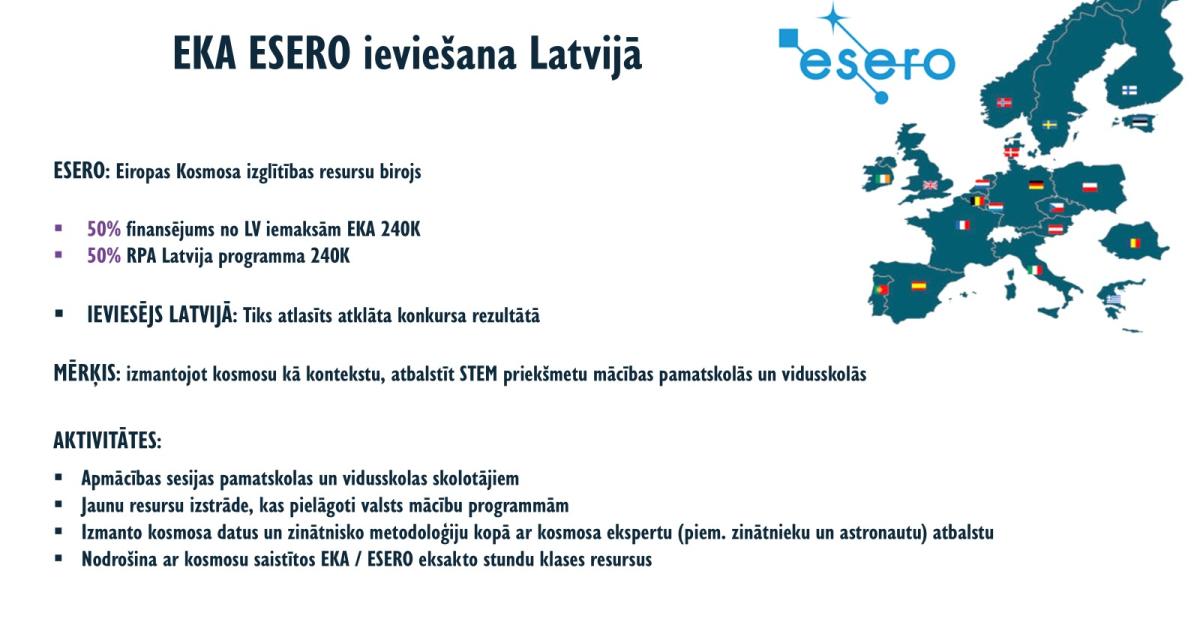 Information Day – ESERO Latvia | researchlatvia